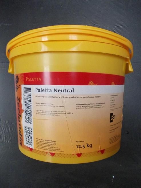 Gelatina neutra paletta Neutral cubo de 12,5 kg | COMERCIAL